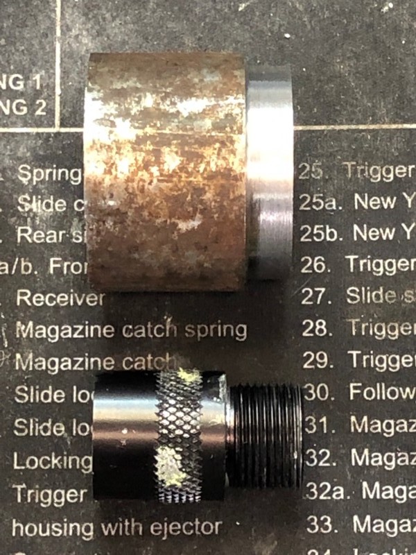 suppressor thread adapter - first try ... | The Art & Science of Bullet ...